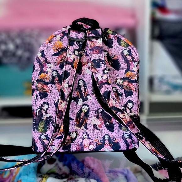 Bags | Nezuko Demon Slayer Anime Mini Backpack | Poshmark